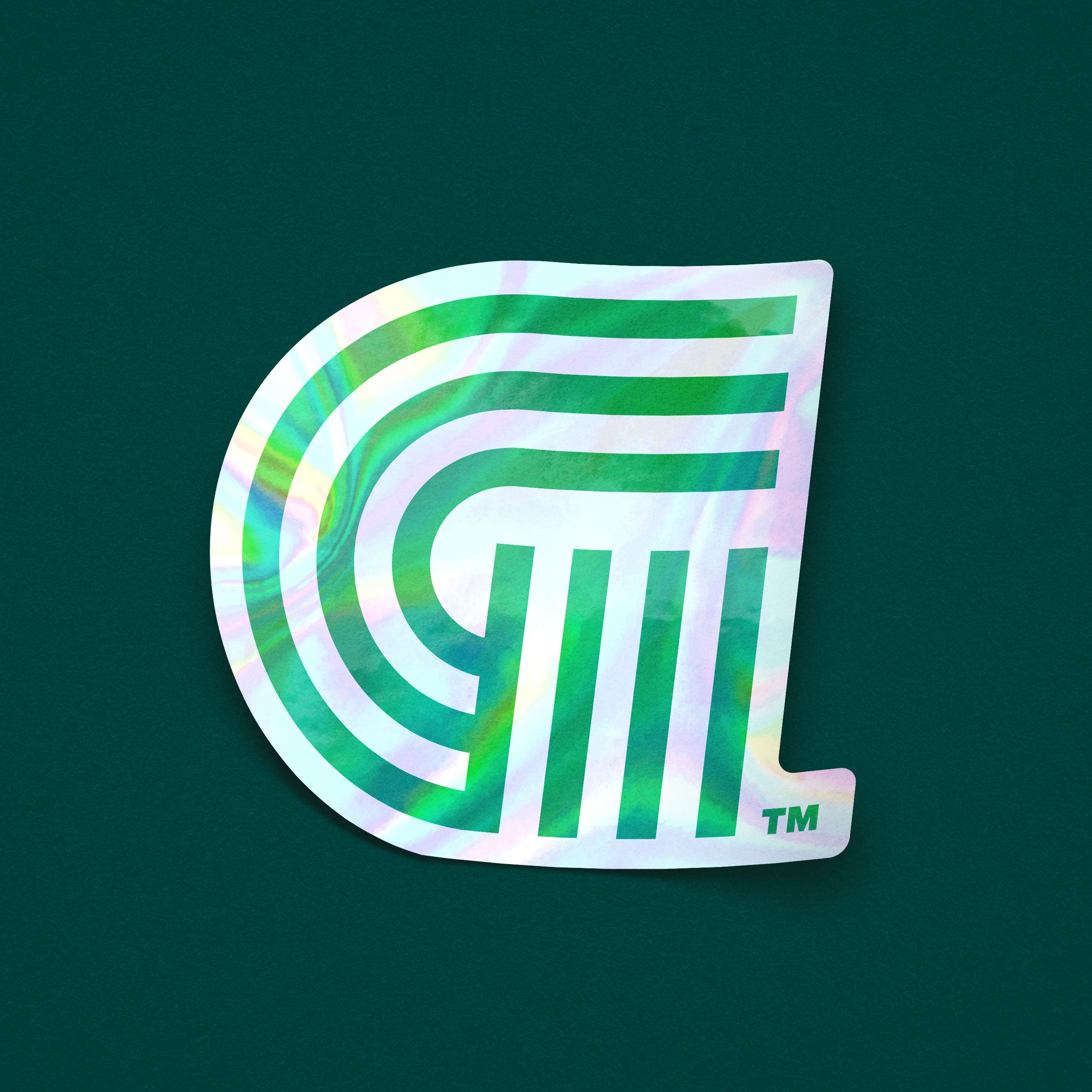 Holographic G Sticker – Razorback Greenway